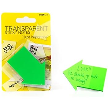 Amazon.com : Avery Sticky Notes, See-Through, Large Arrow, 2.75 x 2.75 ...