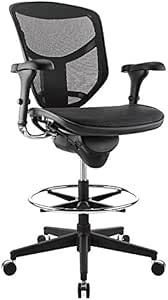 Amazon.com: WorkPro Quantum 9000 Series Ergonomic Mesh Mid-Back Stool ...