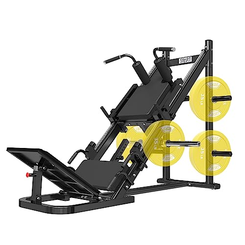 SPART Leg Press Hack Squat Machine, Professional Adjustable Lower Body ...