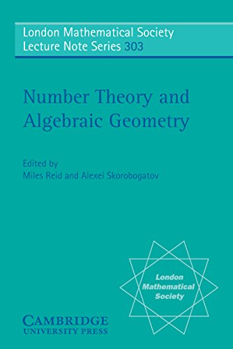 Number Theory and Algebraic Geometry (London Mathematical Society ...