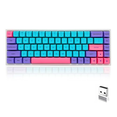 BOYI WK68 Joker Hot Swap RGB Tri-Mode Mechanical Keyboard,Wireless ...