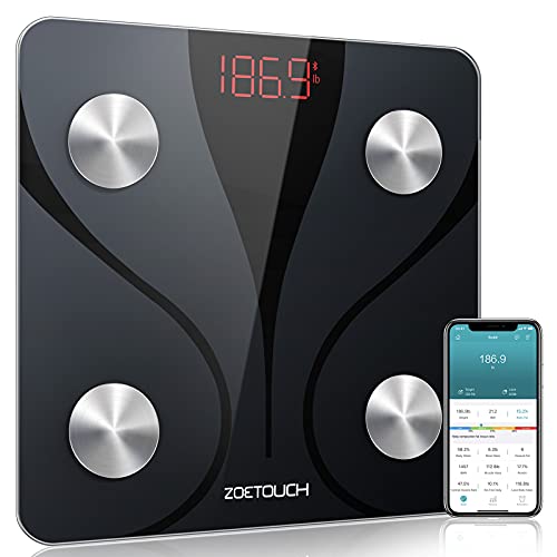 ZOETOUCH Scales for Body Weight Digital Bathroom Scale Smart Bluetooth ...