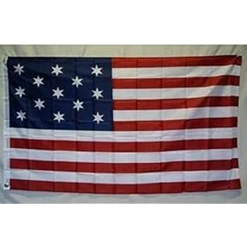 Amazon.com : Francis Hopkinson's 1777 Flag 3'x5' 6 Point Star Banner ...