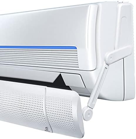 Air Conditioner Deflector with universal remote control, Adjustable ...