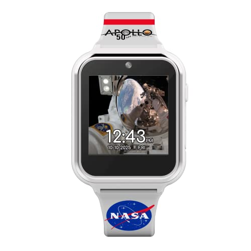 Accutime Kids NASA Astronaut White Educational Learning Touchscreen ...