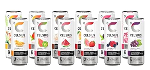 Celsius Energy Drink - All Flavor Variety Pack | 12 fl oz, Slim Cans ...