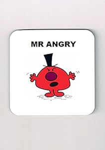 Mr Angry Coaster, Little Miss and Mr Men Coaster,: Amazon.co.uk ...