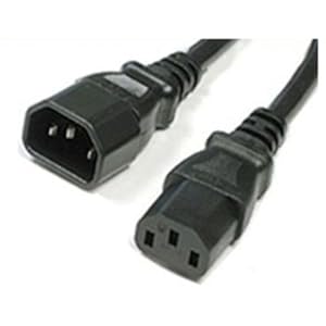 2M Metre Kettle Extension Mains Power Lead UPS Cable C13 C14 Female ...