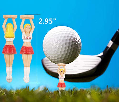 PROZADAHAO Golf Tees 2.95" Perky Tees Pin-up Girl Golf Tees, Golf ...