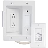 Amazon.com: Legrand - OnQ in Wall Cable Management Kit with USB, TV ...