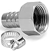beduan Stainless Steel Garden Hose Swivel Fitting, 5/8" Barb x 3/4" GHT ...