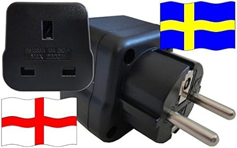 Steckdosenadapter für Schweden - Steckeradapter England mit ...