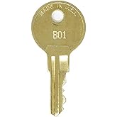 B01 B02 B03 B04 B05 Pair of 2 - Husky Keys New Keys for Husky Tool Box ...