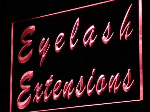 Amazon.com: ADVPRO Eyelash Extensions Beauty Salon LED Neon Sign Red 16 ...