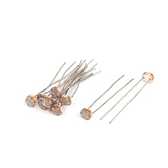 uxcell a15071300ux0102 10 Piece 5-10K Ohm LDR Resistor Light-Dependent Photoresistor ...