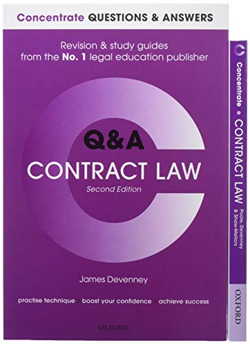 Contract Law Revision Concentrate Pack: Law Revision and Study Guide ...