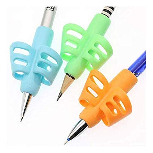 BrightAutism 3 Pack Training Pencil Holder - Posture Correction Tool ...