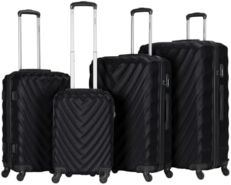 VIPTOUR Luggage Set of 4 Pieces ABS Made with Spinner Wheels And ...