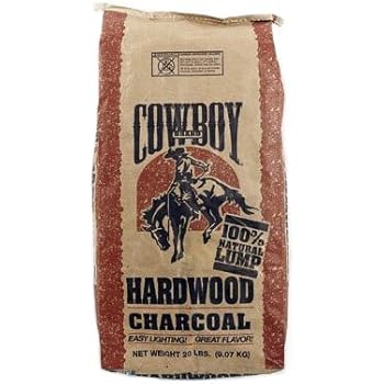 Amazon.com : Cowboy Charcoal 13020 Hardwood Lump Charcoal, 20-Pound ...