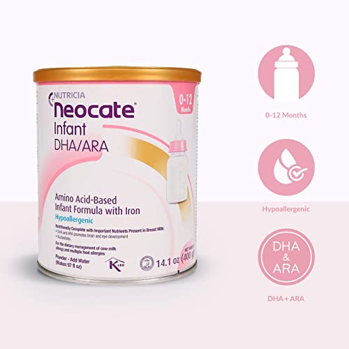 Neocate Infant - Hypoallergenic, Amino Acid-Based Baby Formula with DHA ...