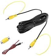 Amazon.com: Upgraded Double-Shielded RCA Video Cable for Monitor and ...