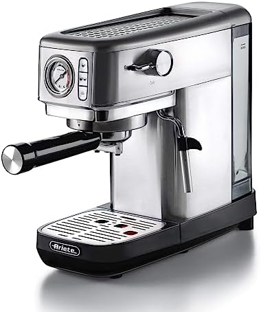 Ariete Pump Espresso Coffee Machine, 1300W, 15 Bar, Auto shut-off, Anti ...
