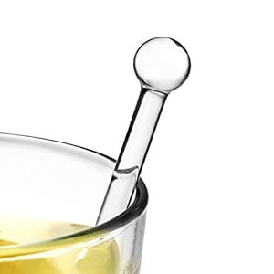 Glass Stirring Rods - Set of 6 - Glass Drinks Stirrers, Cocktail ...