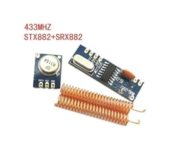 STX882 ASK Transmitter Module + Srx882 Superheterodyne Receiver Module ...