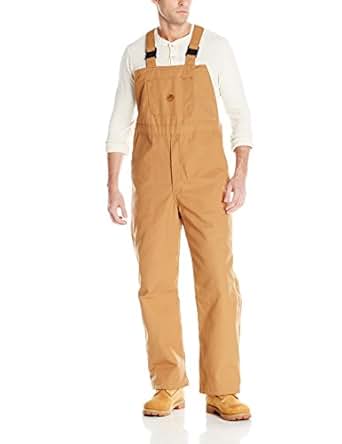 Amazon.com: Red Kap Men's Insulated Blended Duck Bib Overall: Clothing