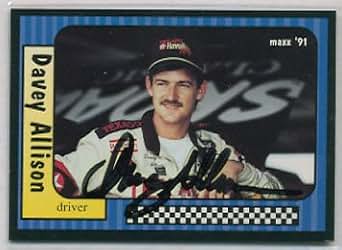 DAVEY ALLISON JSA DNA AUTOGRAPHED SIGNED TRADING CARD NASCAR H45048 at ...