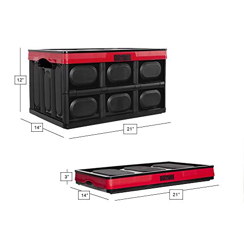 DuraBox Collapsible Folding Storage Bins - Stackable Containers for ...