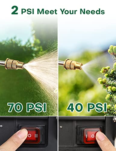 KIMO 3 Gallon Garden Sprayer, 20V 2.0Ah Battery Powered For Lawn and ...