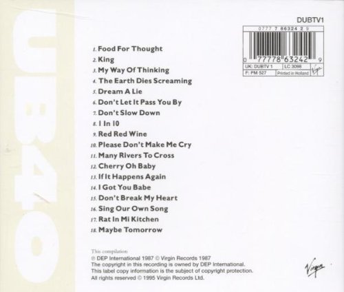 UB40 Album: «Best of UB40, Vol. 1»