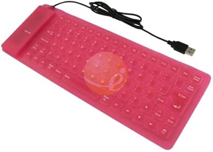 Amazon.com: Foldable USB Keyboard, Hot Pink: Computers & Accessories
