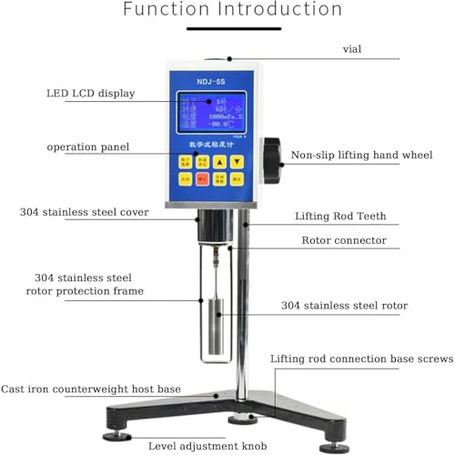 Digital Rotary Viscometer Fluidimeter Meter Newton Liquid Viscometer ...