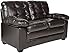 Amazon.com: Bonded Leather Double Recliner Sofa Living Room Reclining ...