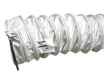 Heat Wagon WD1225 Canvas High Temperature Heater Duct, 18" Diameter x ...