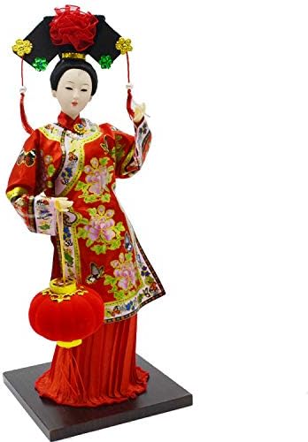 Amazon.com: NW Chinese Traditional Handicraft Silk Figurine Collectible ...