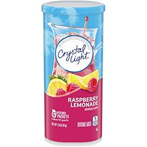 Amazon.com : Crystal Light Raspberry Lemonade Drink Mix (16 Pitcher ...