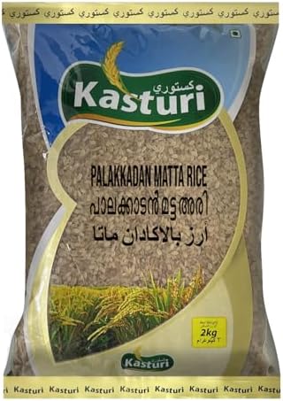 KASTURI PALAKKADAN MATTA RICE, KERALA RICE, KAJE RICE - 2 KG Bag price ...