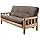 Amazon.com: Chalet Complete Futon - Frame and Mattress Set - Log Like ...