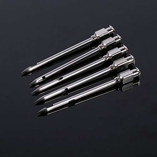 5PCS Meat Injector Needles, Professional Stainless Steel Meat Marinade ...