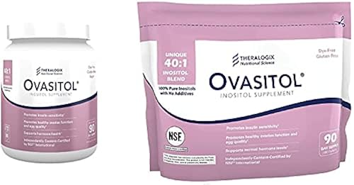 Theralogix Ovasitol Canister + Ovasitol Single Serving Packets Bundle ...