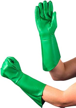 Rubies Costume Men's Teen Titans Robin Adult Gloves, Green, One Size ...