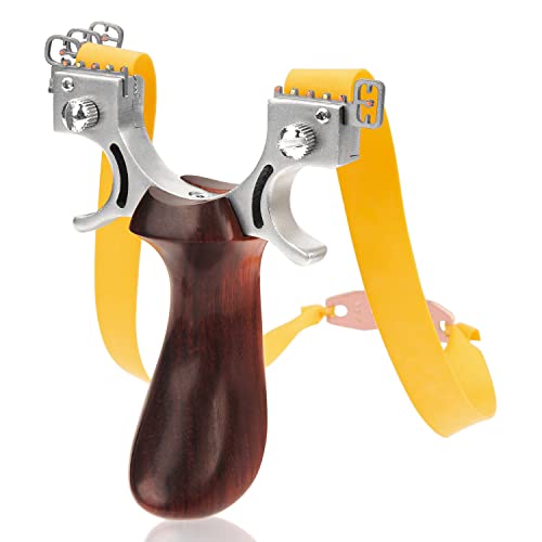 Slingshot,Professional Hunting Shooting with Adjustable Fiber Optic ...