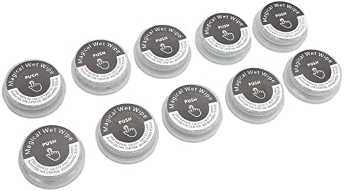 BROLEO Compressed Wet Wipe, Mini Portable 10pcs Press Wipe for Travel ...