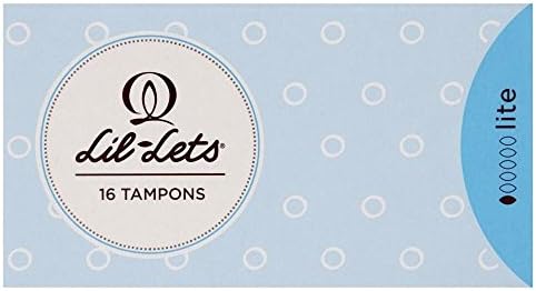 Lil-Lets Non-Applicator Lite Tampons, 1 Pack of 16, Light Flow price in ...