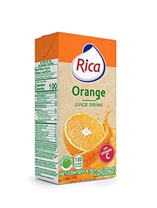 Amazon.com : Orange Juice Drink Jugo de Naranja Rica 200 Ml (12 Pack ...