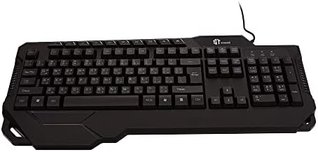 Standard KL-5000 Gaming Keyboard With Led Lights And One Key Multi ...