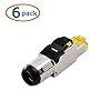 Cable Matters 6-Pack Tool-Free Shielded RJ45 Termination Plug Connector ...
